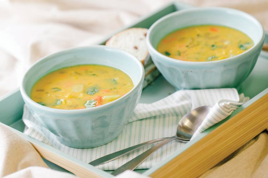 Coconut Corn Chowder | Taste For Life