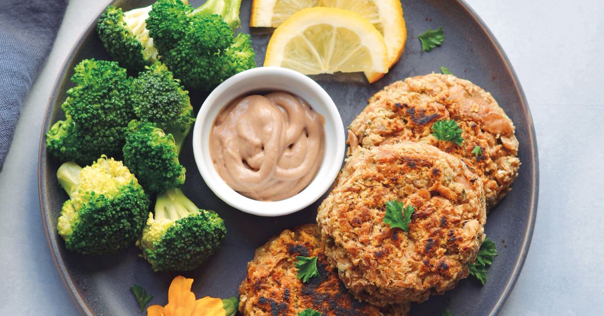 Hummus Tuna Cakes | Taste For Life