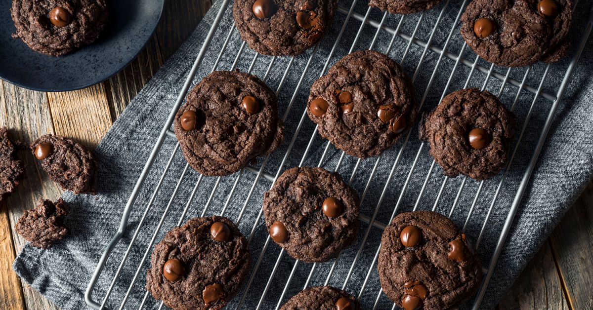 Chocolate-Lover's Double-Fudge Cookies | Taste For Life