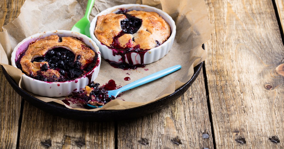 Individual Blueberry Pies | Taste For Life