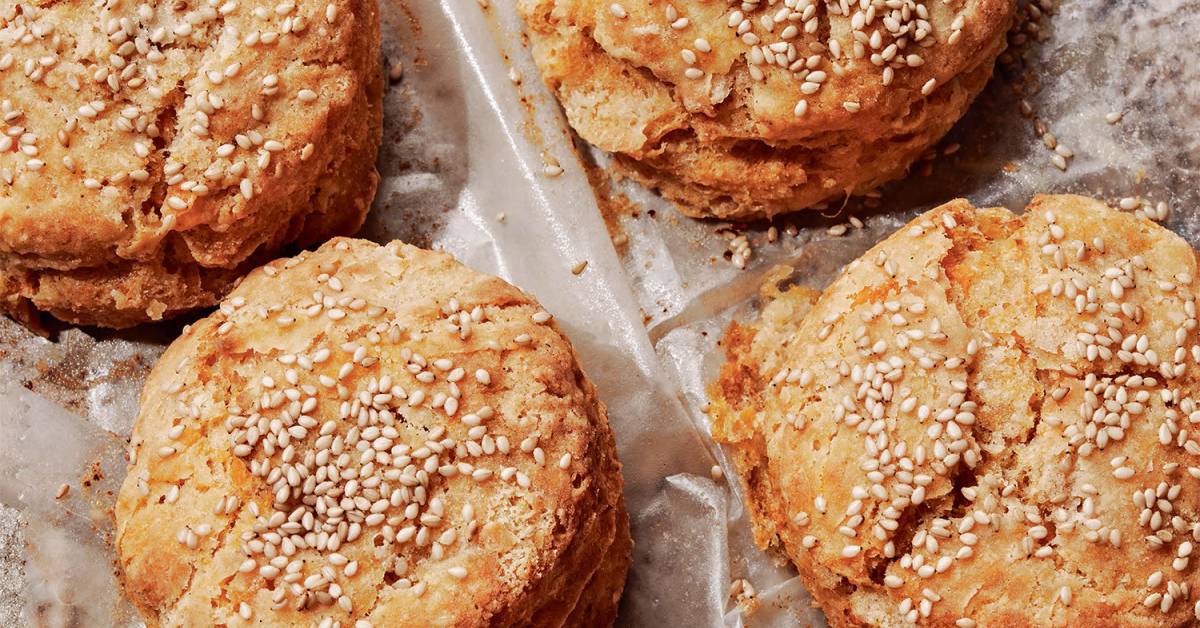Sweet Potato Benne Seed Biscuits | Taste For Life