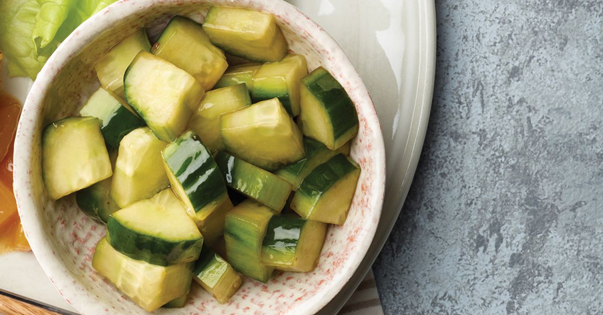 Cucumber and Vinegar Salad | Taste For Life