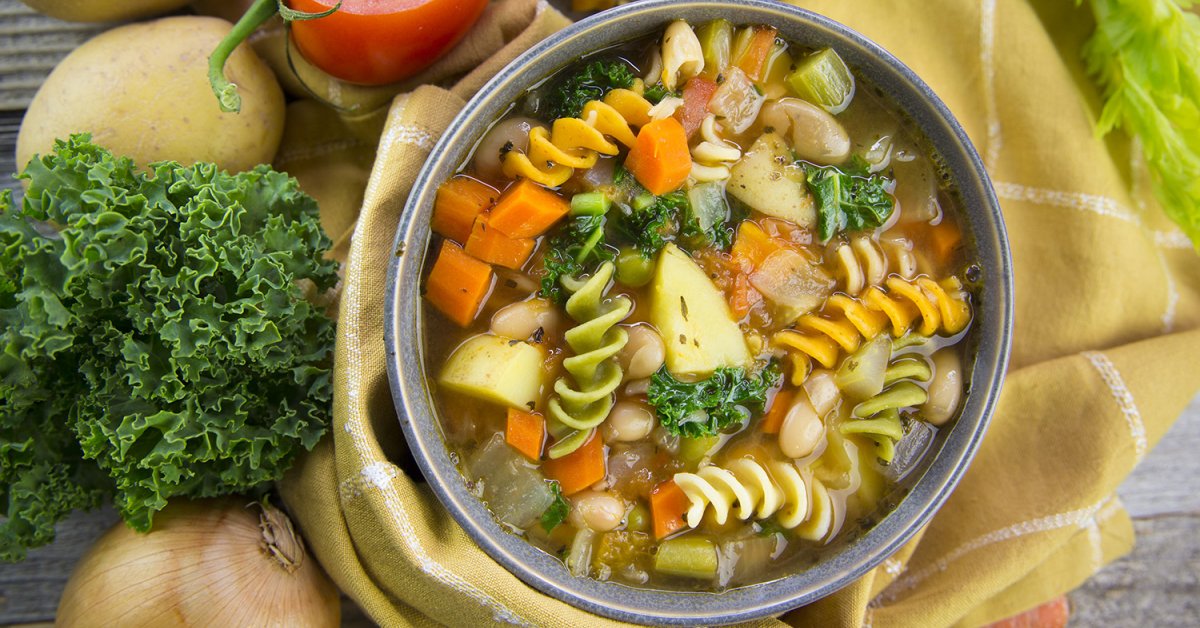 Italian Cannellini Bean & Pasta Soup | Taste For Life