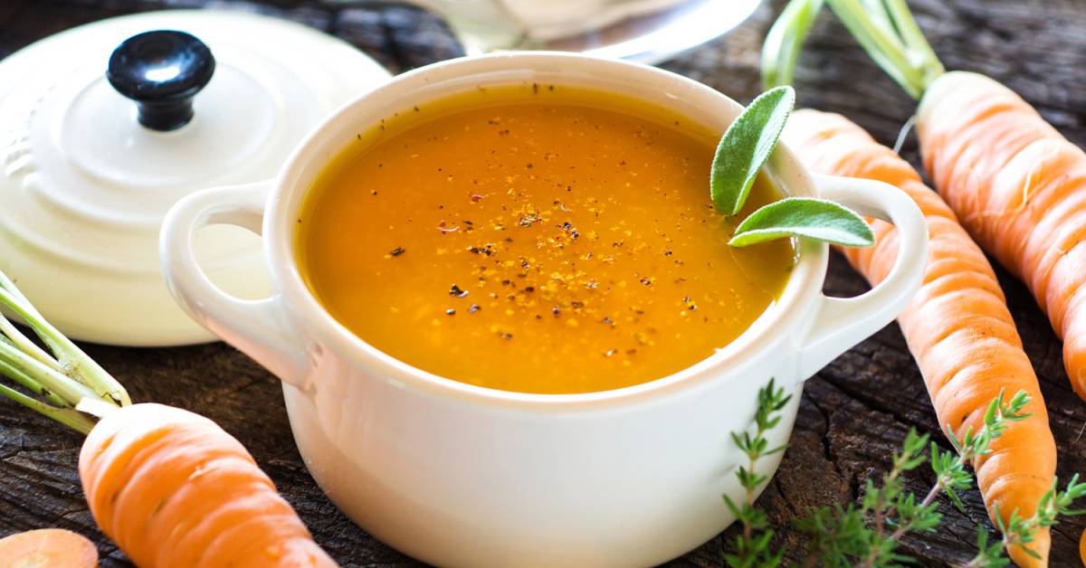 Raw Carrot Soup | Taste For Life