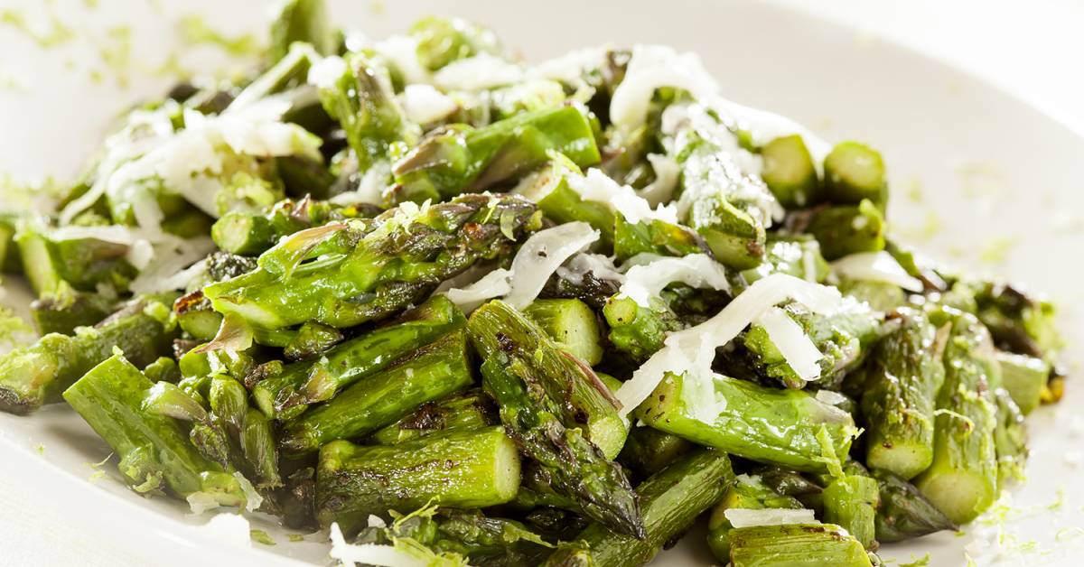 Asparagus with Asiago | Taste For Life
