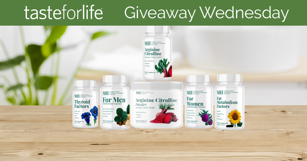 Michael's Mighty Giveaway | Taste For Life